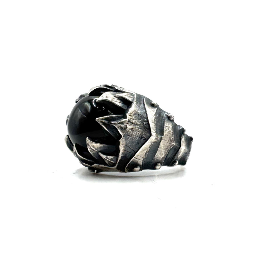 Wraith Ring With Black Onyx In Sterling SIlver – Julian The 2nd